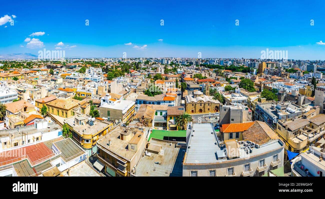 Aerial view of Nicosia, Cyprus Stock Photo - Alamy
