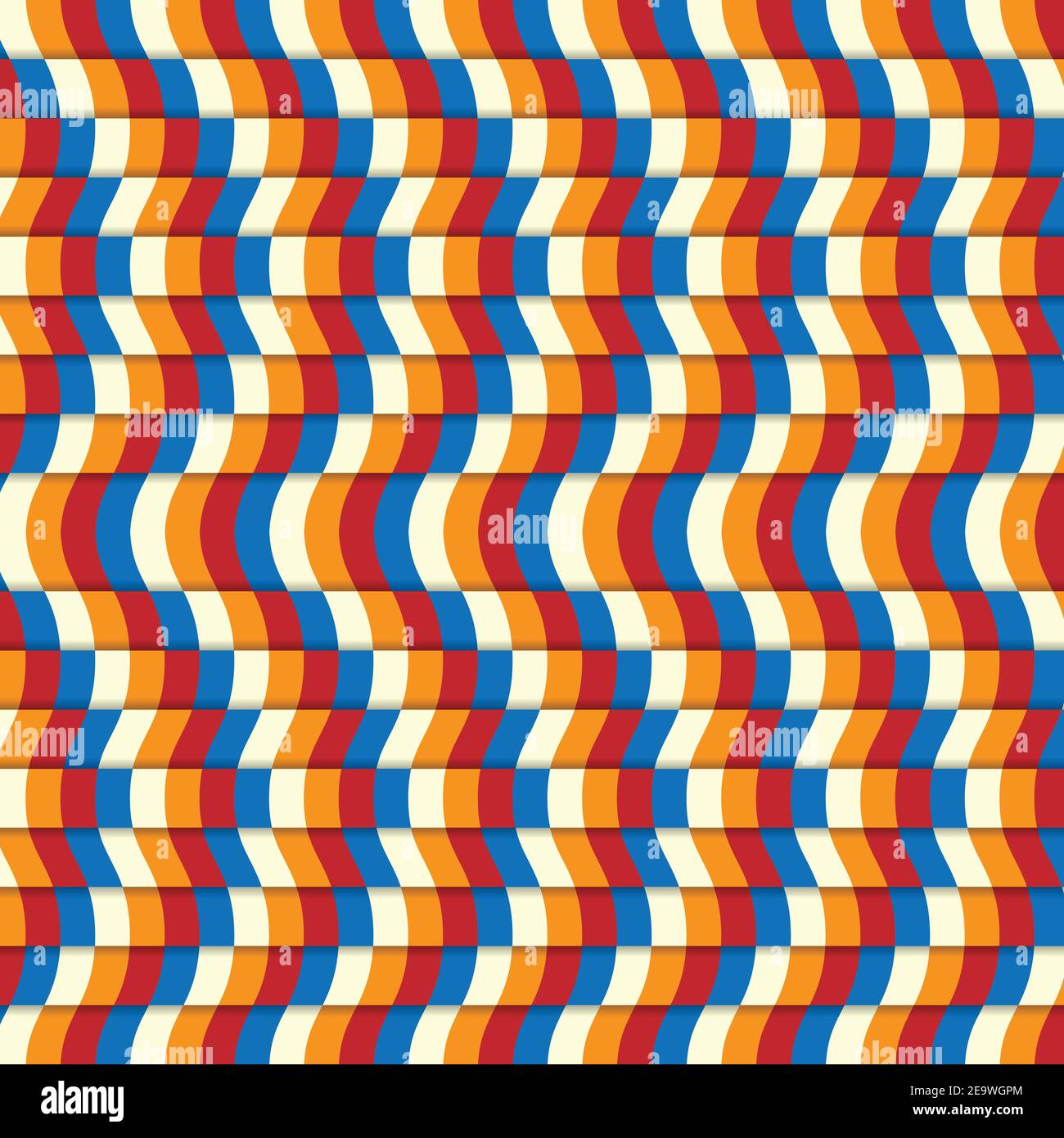 Hexagonal wave pattern hi-res stock photography and images - Alamy