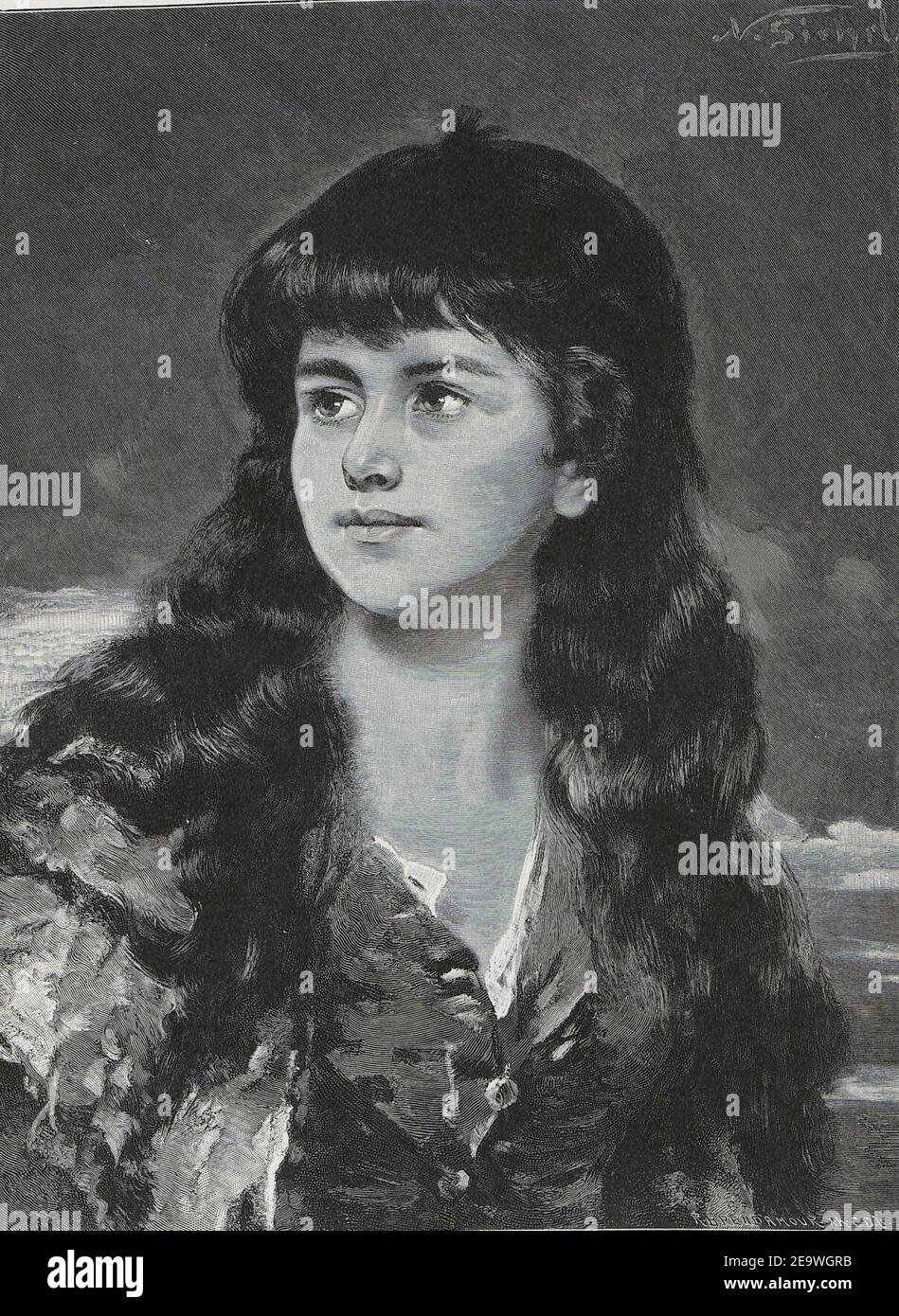 Nathaniel Sichel - Neapolitanerin Stock Photo - Alamy