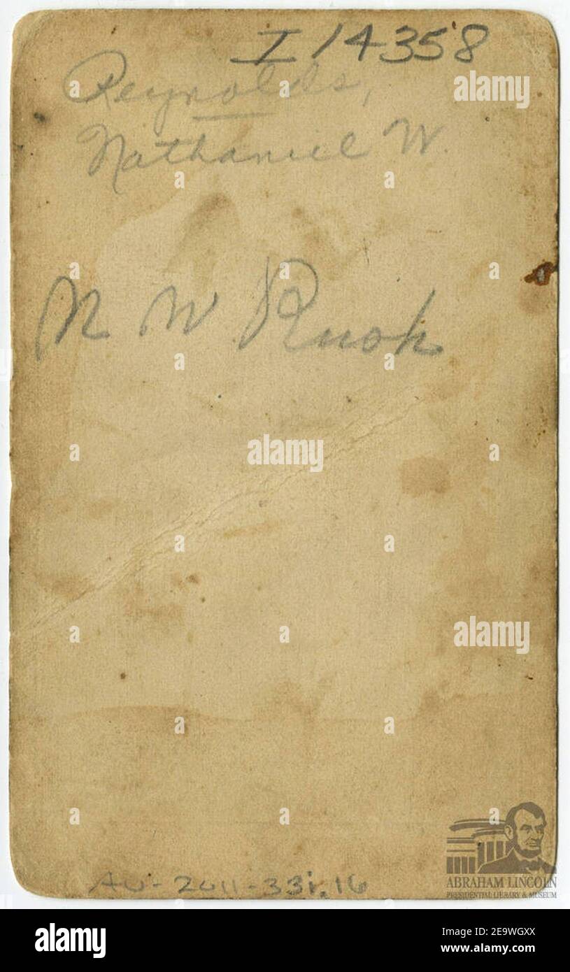 Nathaniel W. Reynolds Stock Photo - Alamy