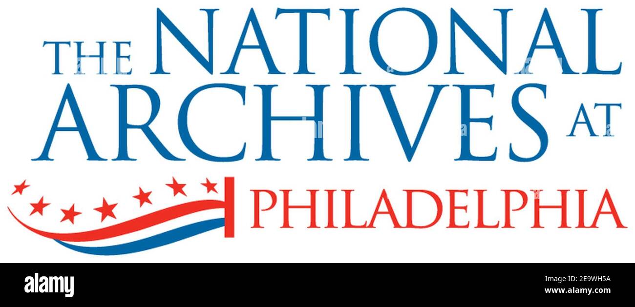 National Archives at Philadelphia logo Stock Photo - Alamy