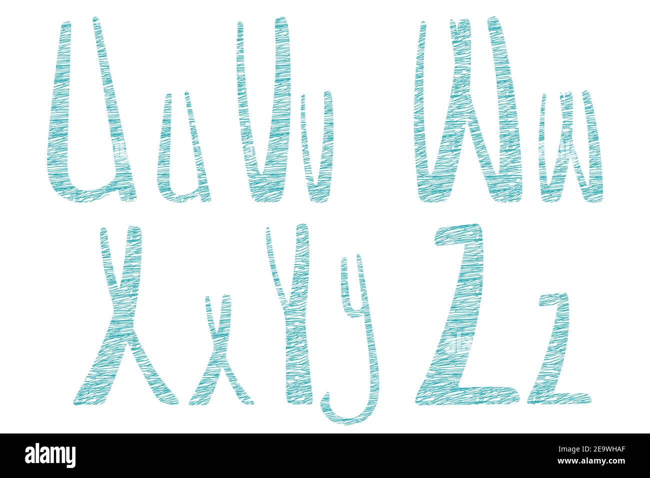 English alphabet design in Stock Vector Images - Alamy