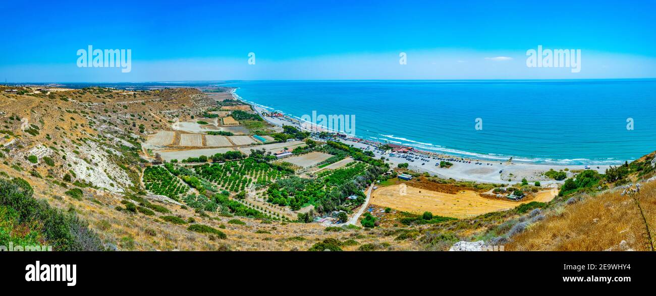 Kourion beach on Cyprus Stock Photo - Alamy
