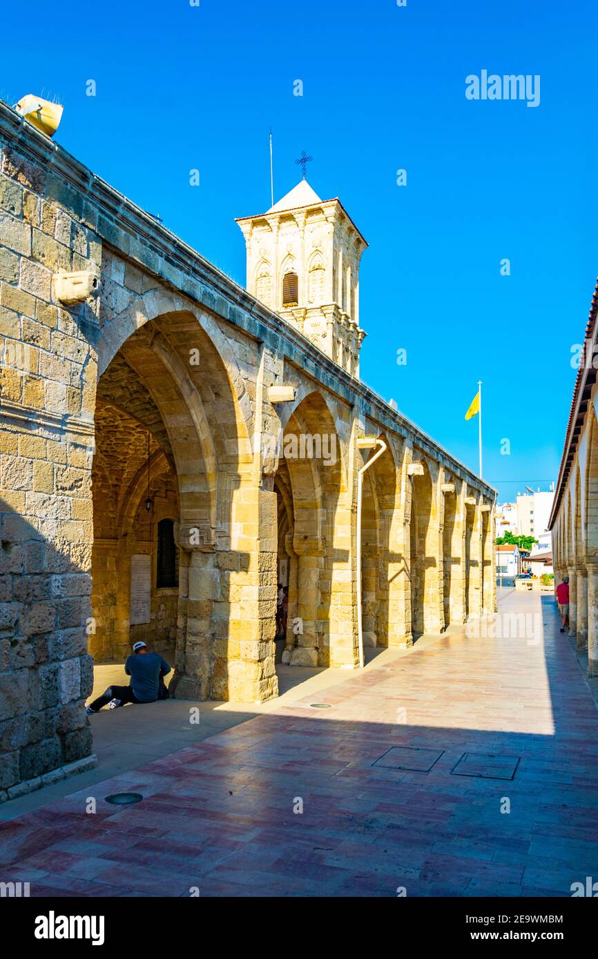 Arcade of Church of Saint Lazarus in Larnaca, Cyprus Stock Photo - Alamy