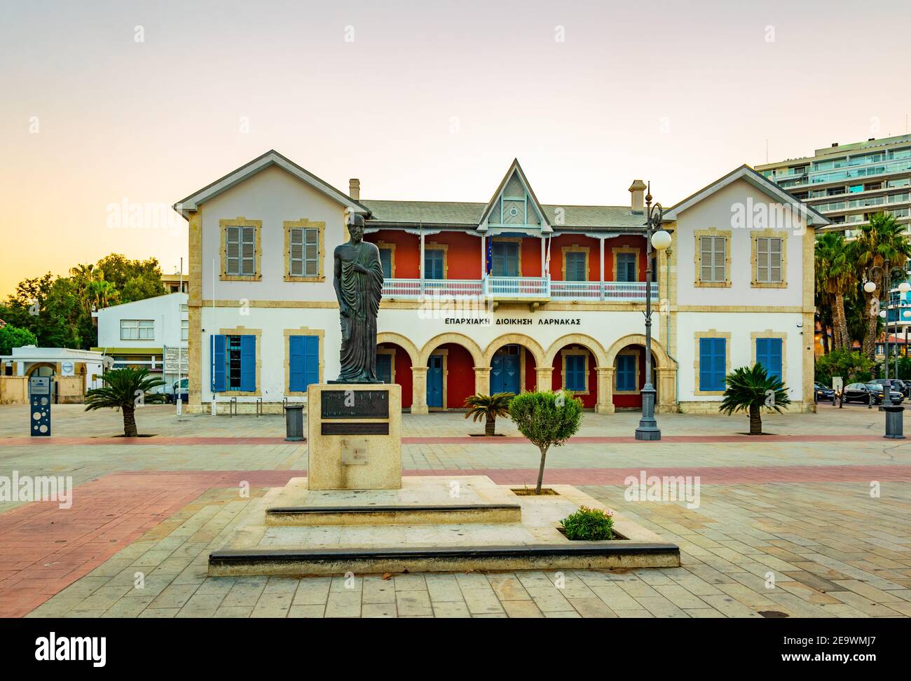 View of the municipal art gallery at Larnaca, Cyprus Stock Photo - Alamy
