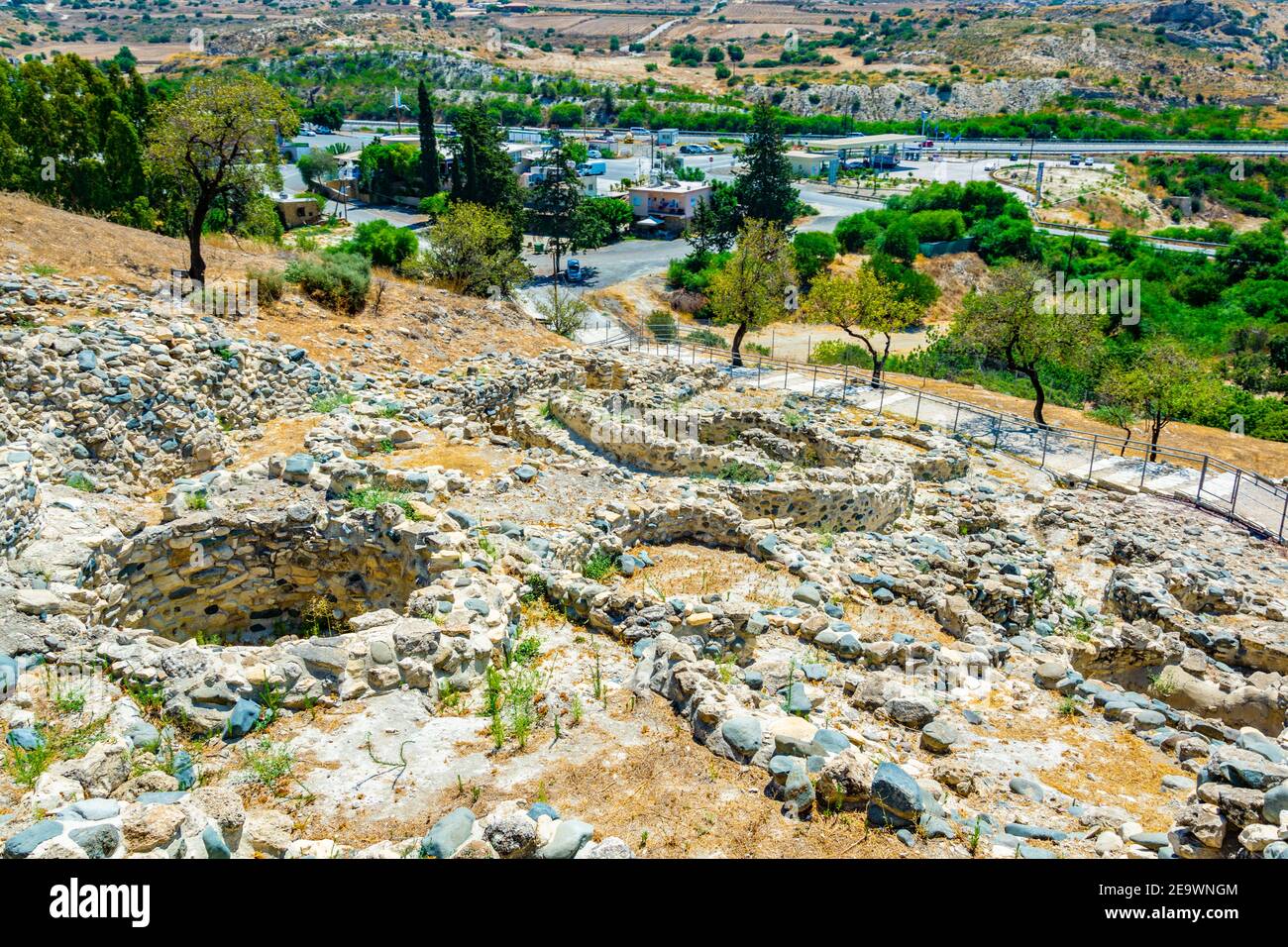 Original neolithic dwellings at Choirokoitia, Cyprus Stock Photo - Alamy