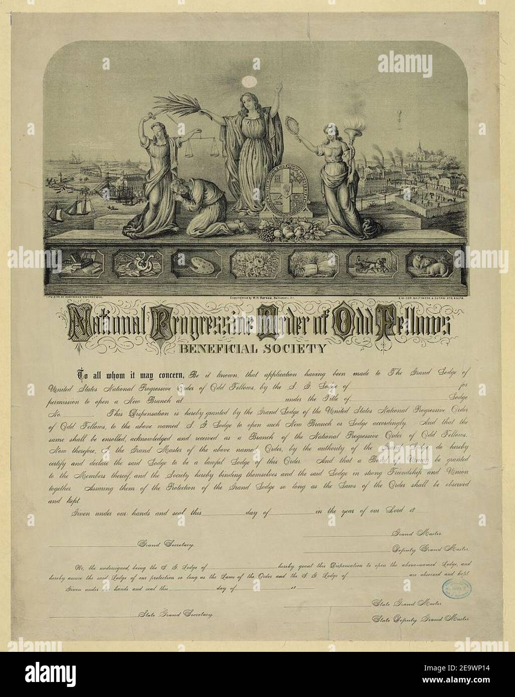 Order of odd fellows hi-res stock photography and images - Alamy