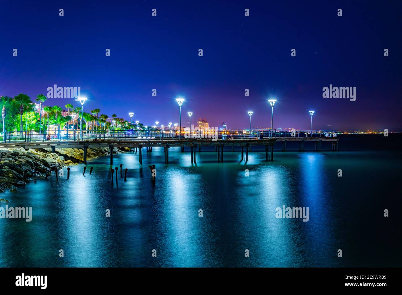 Cyprus Limassol Night High Resolution Stock Photography and Images - Alamy