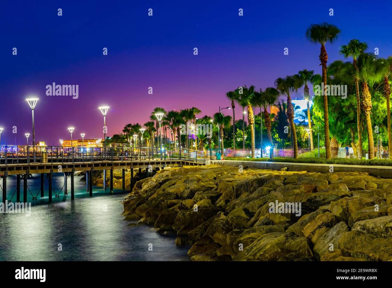 Cyprus Limassol Night High Resolution Stock Photography and Images - Alamy