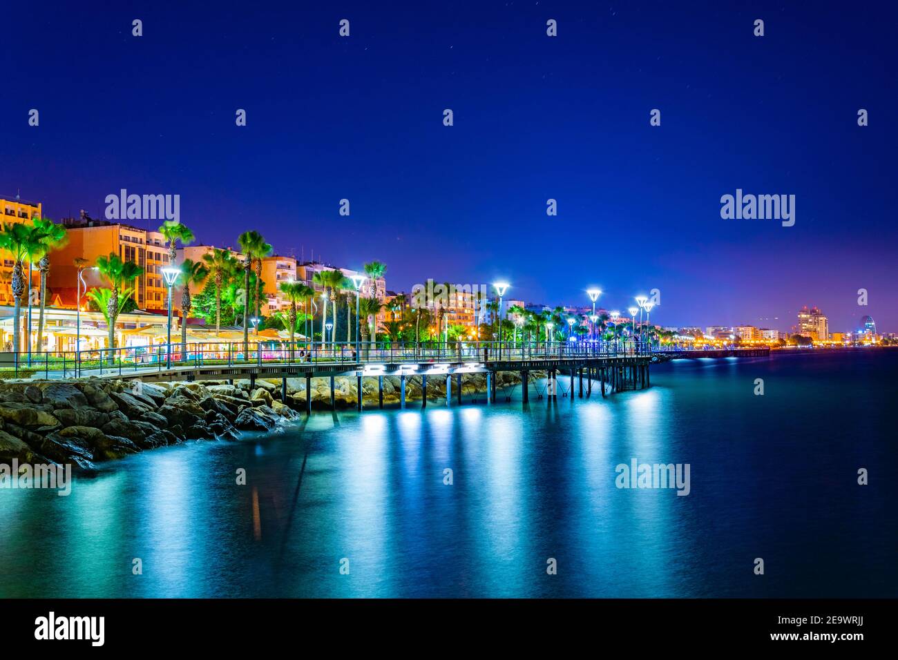 Cyprus Limassol Night High Resolution Stock Photography and Images - Alamy