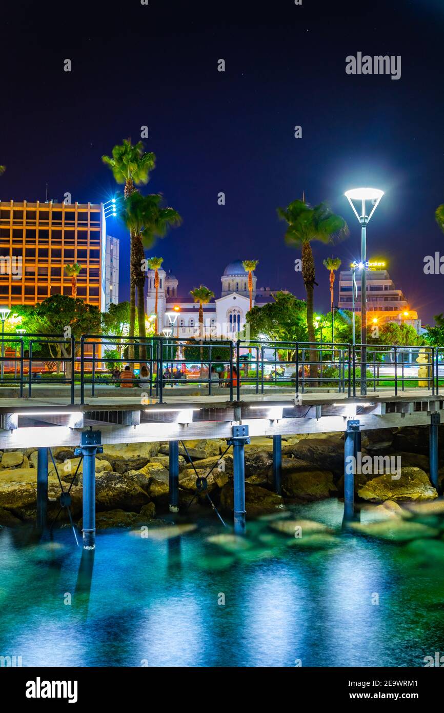 Cyprus Limassol Night High Resolution Stock Photography and Images - Alamy