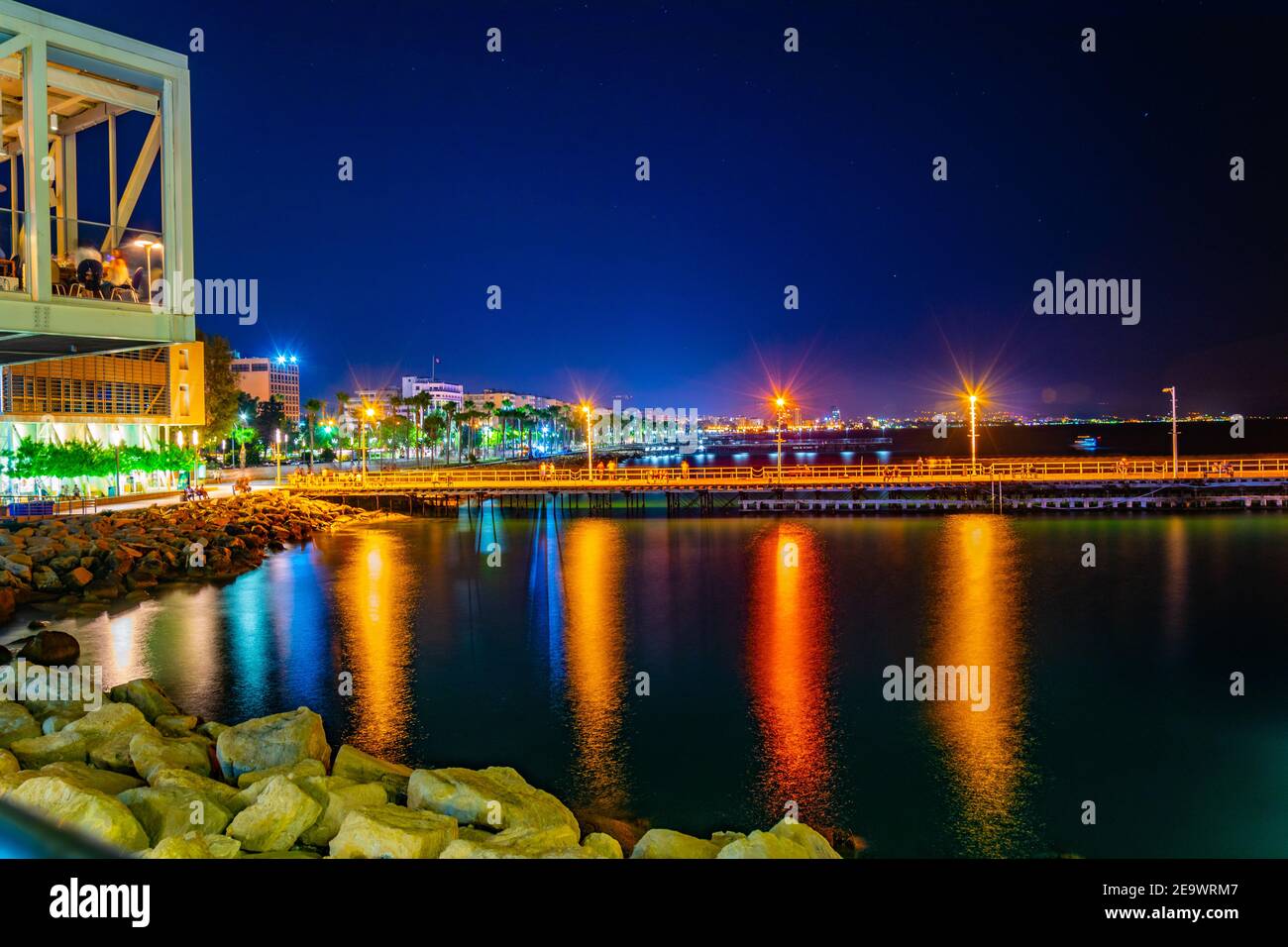 Cyprus Limassol Night High Resolution Stock Photography and Images - Alamy
