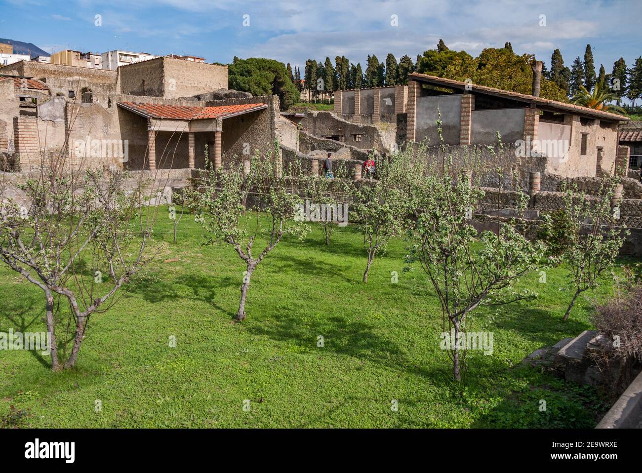 Herculaneum ruins, ancient Roman fishing town buried by the eruption of ...