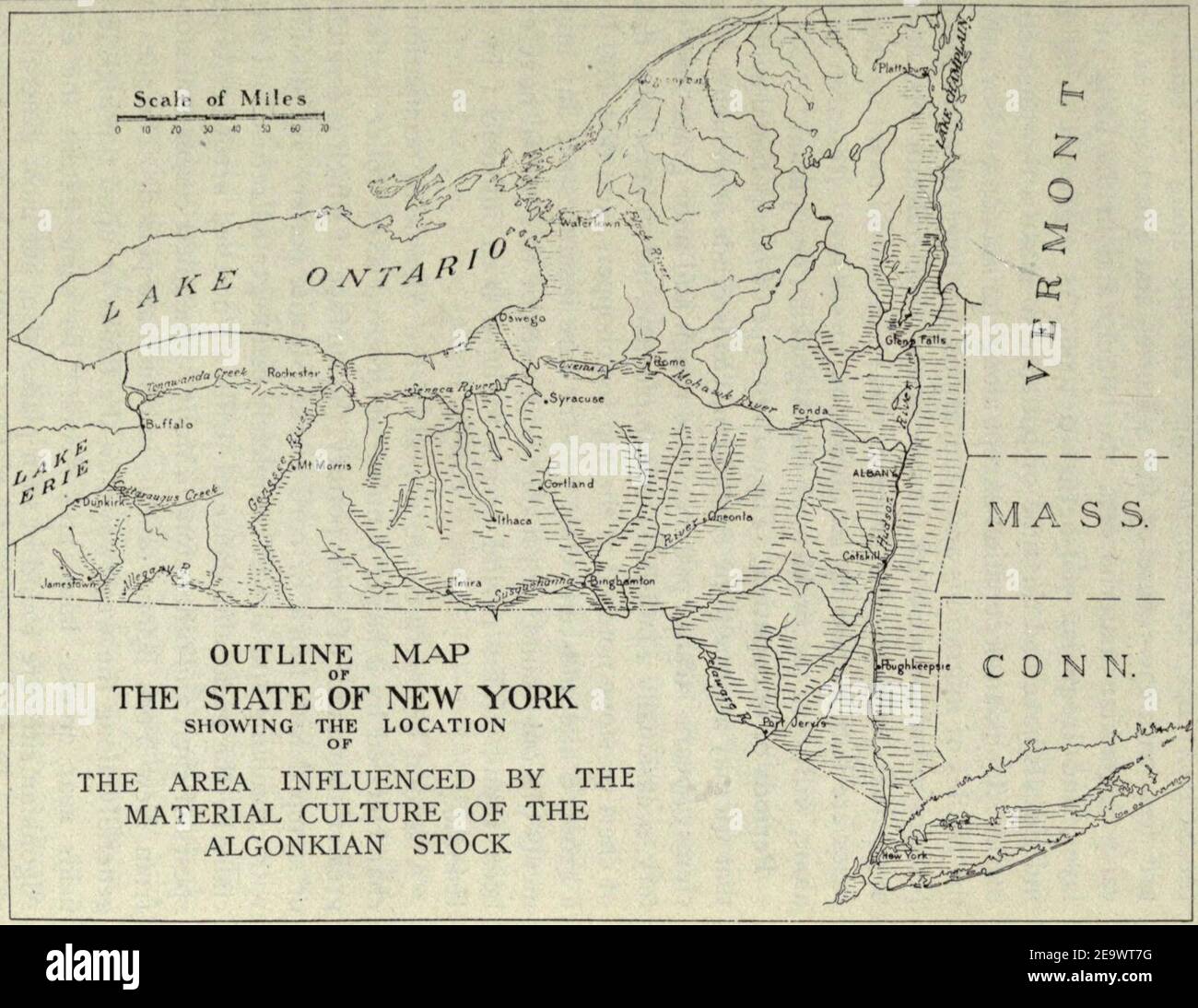 Native Americans of the United States, Algonquin people maps of New ...