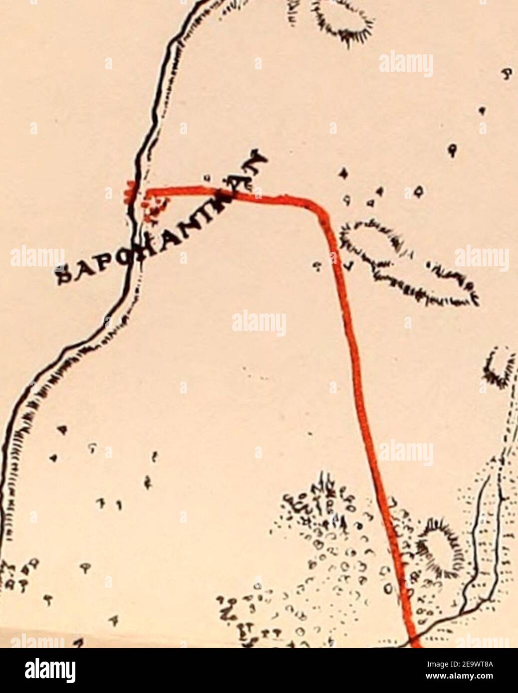 Native american trails manhattan hi-res stock photography and images ...