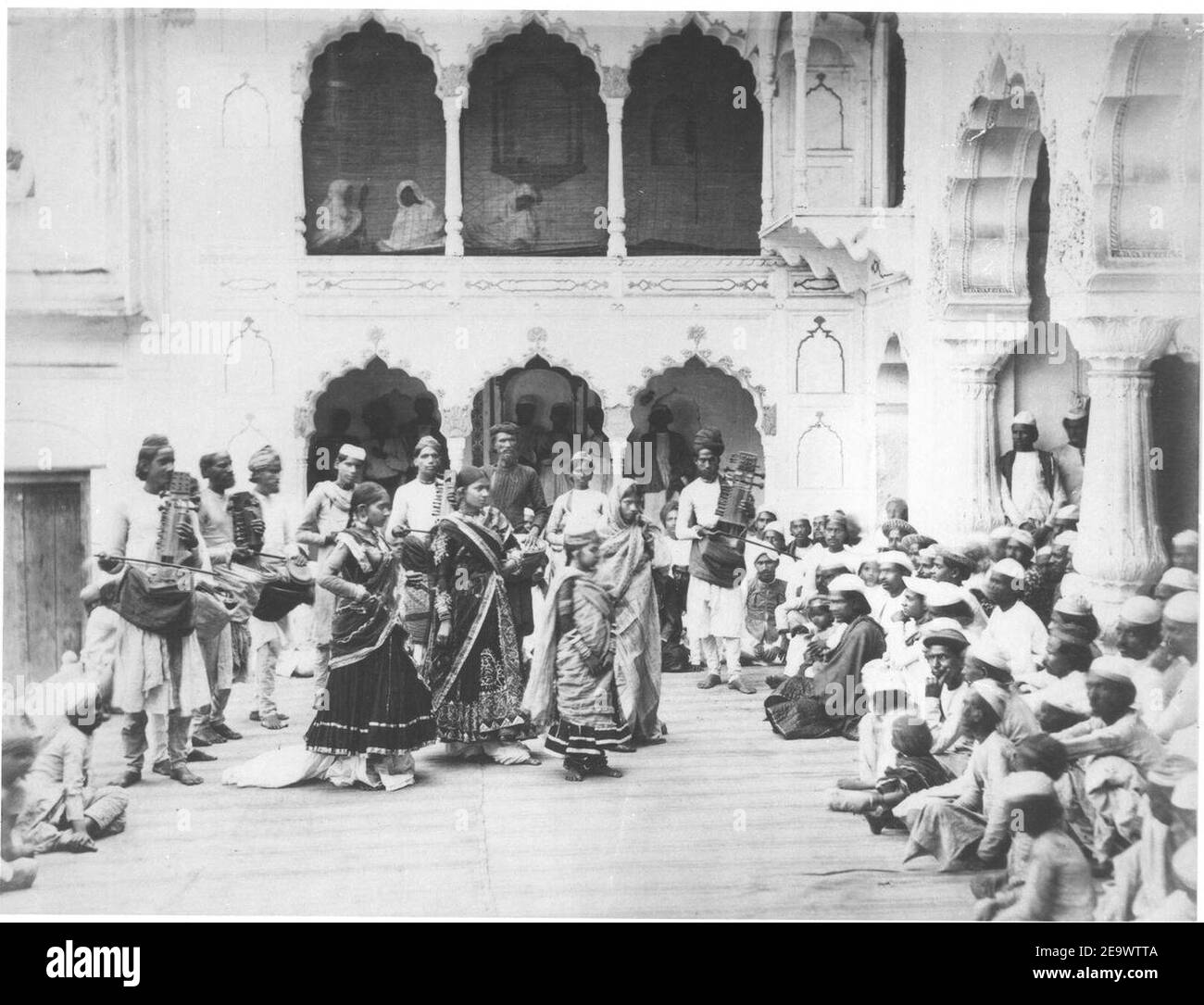 Native Nautch at Delhi Stock Photo - Alamy
