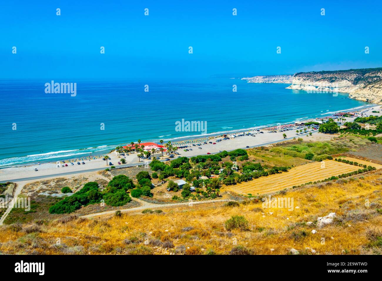 Kourion beach on Cyprus Stock Photo - Alamy