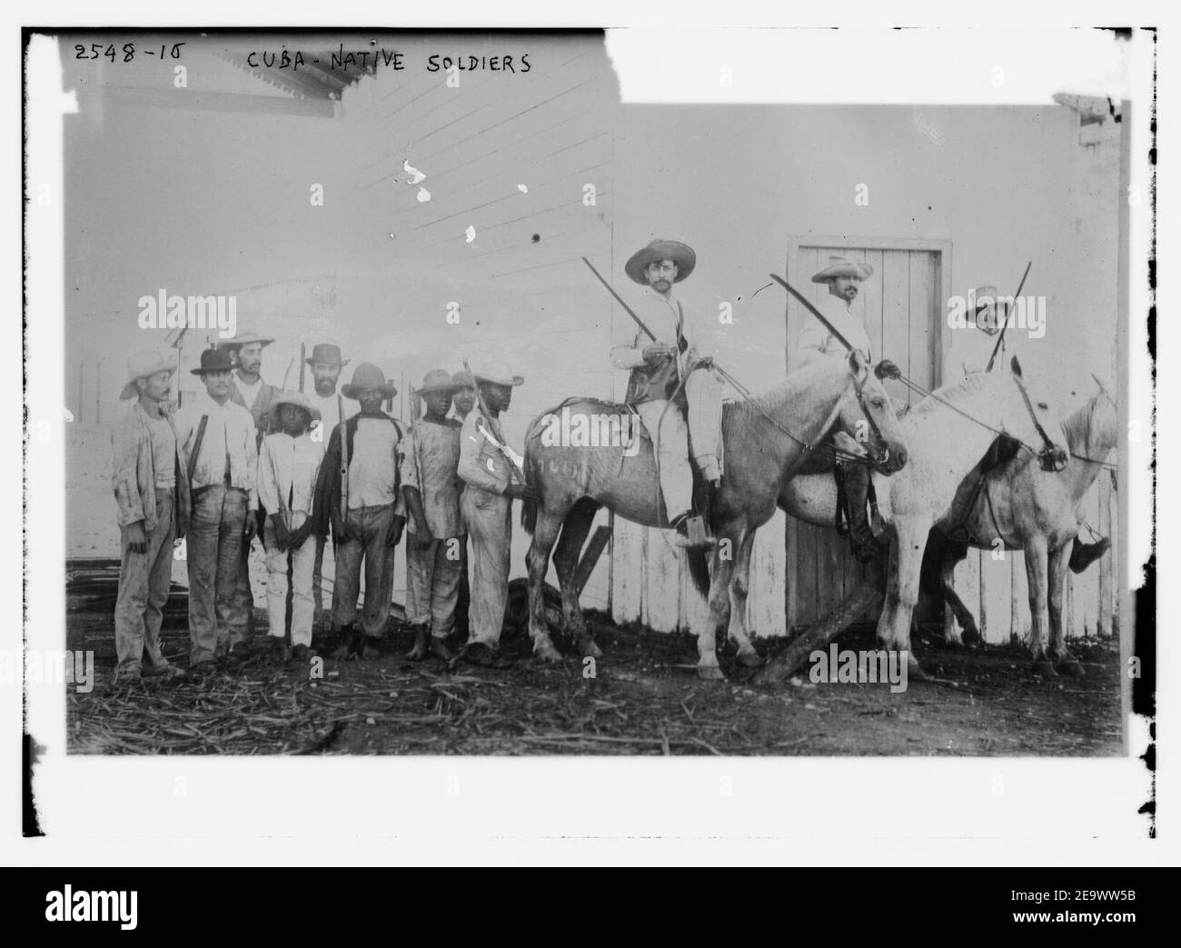Native troops, Cuba Stock Photo - Alamy