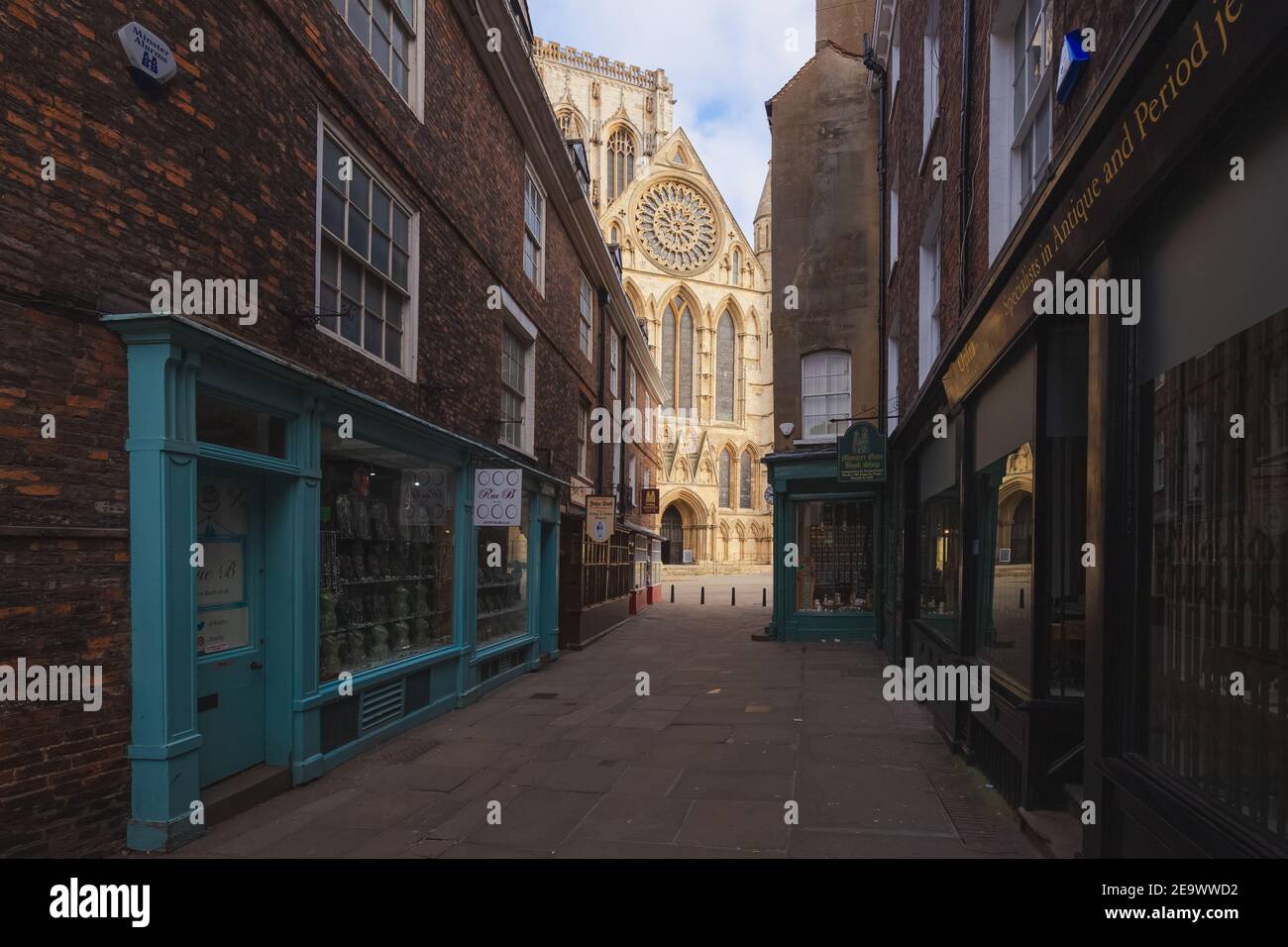 Minster gates york hi-res stock photography and images - Alamy