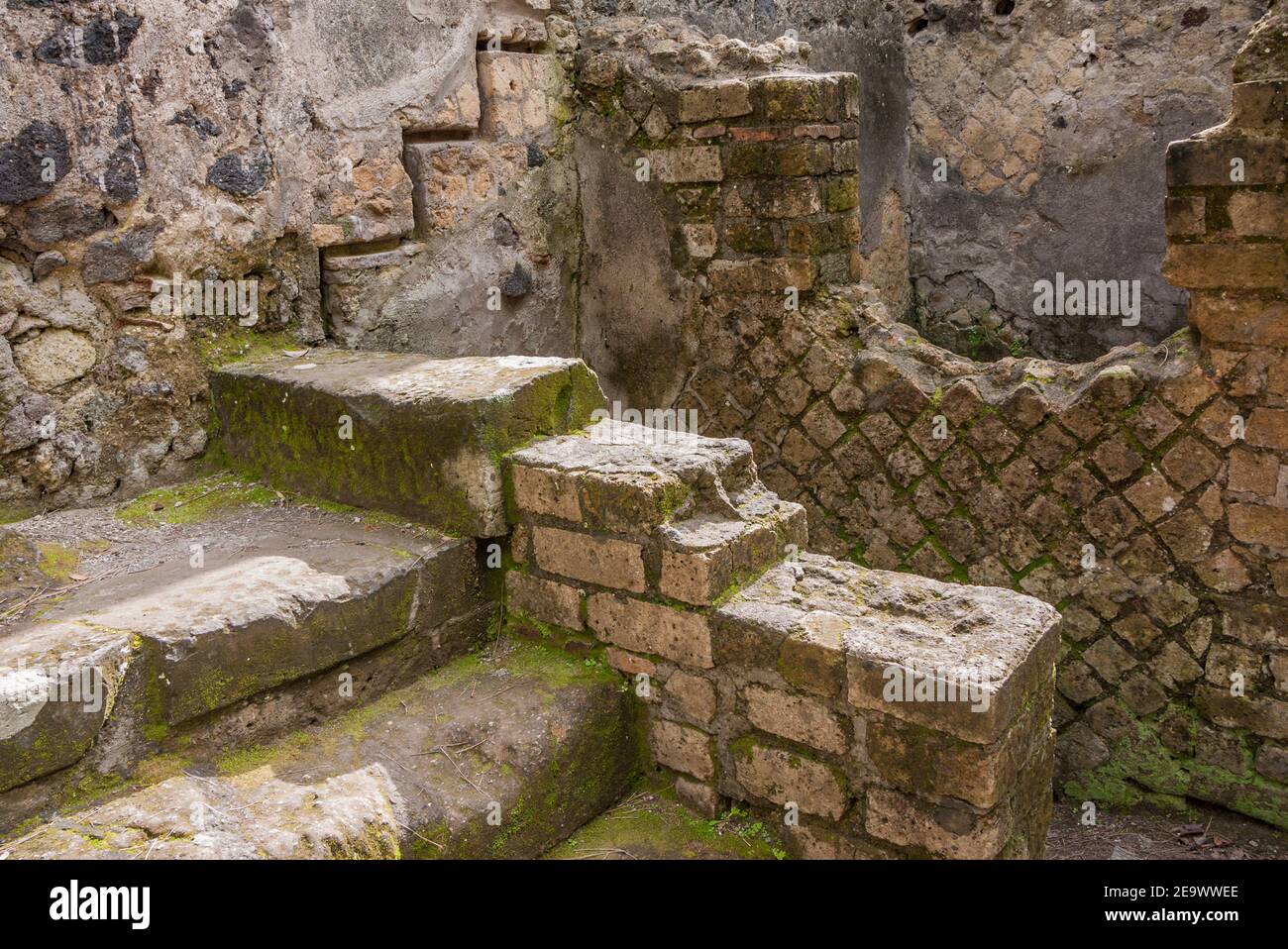 Herculaneum ruins, ancient Roman fishing town buried by the eruption of ...