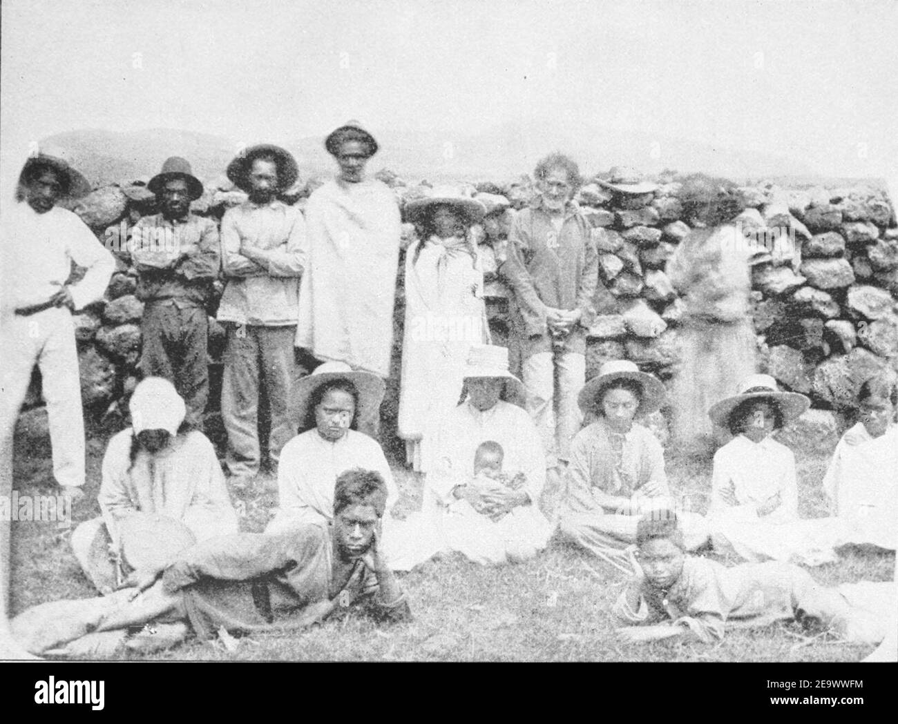 William thomson easter island hi-res stock photography and images - Alamy