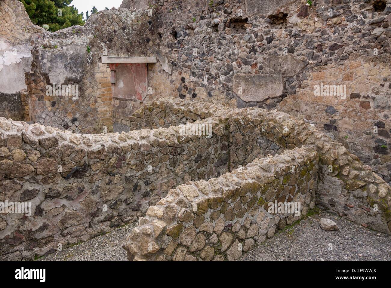 Herculaneum ruins, ancient Roman fishing town buried by the eruption of ...
