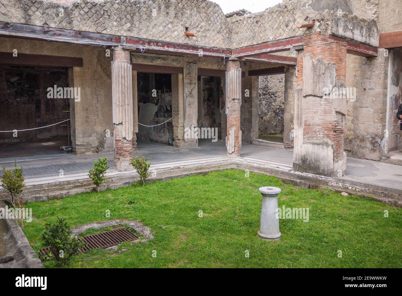Herculaneum ruins, ancient Roman fishing town buried by the eruption of ...