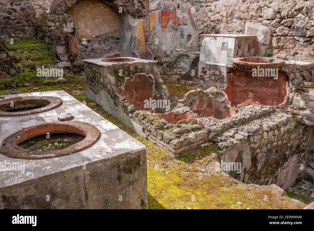 Herculaneum ruins, ancient Roman fishing town buried by the eruption of ...