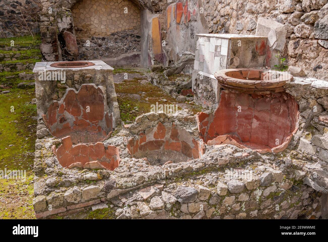 Herculaneum ruins, ancient Roman fishing town buried by the eruption of ...