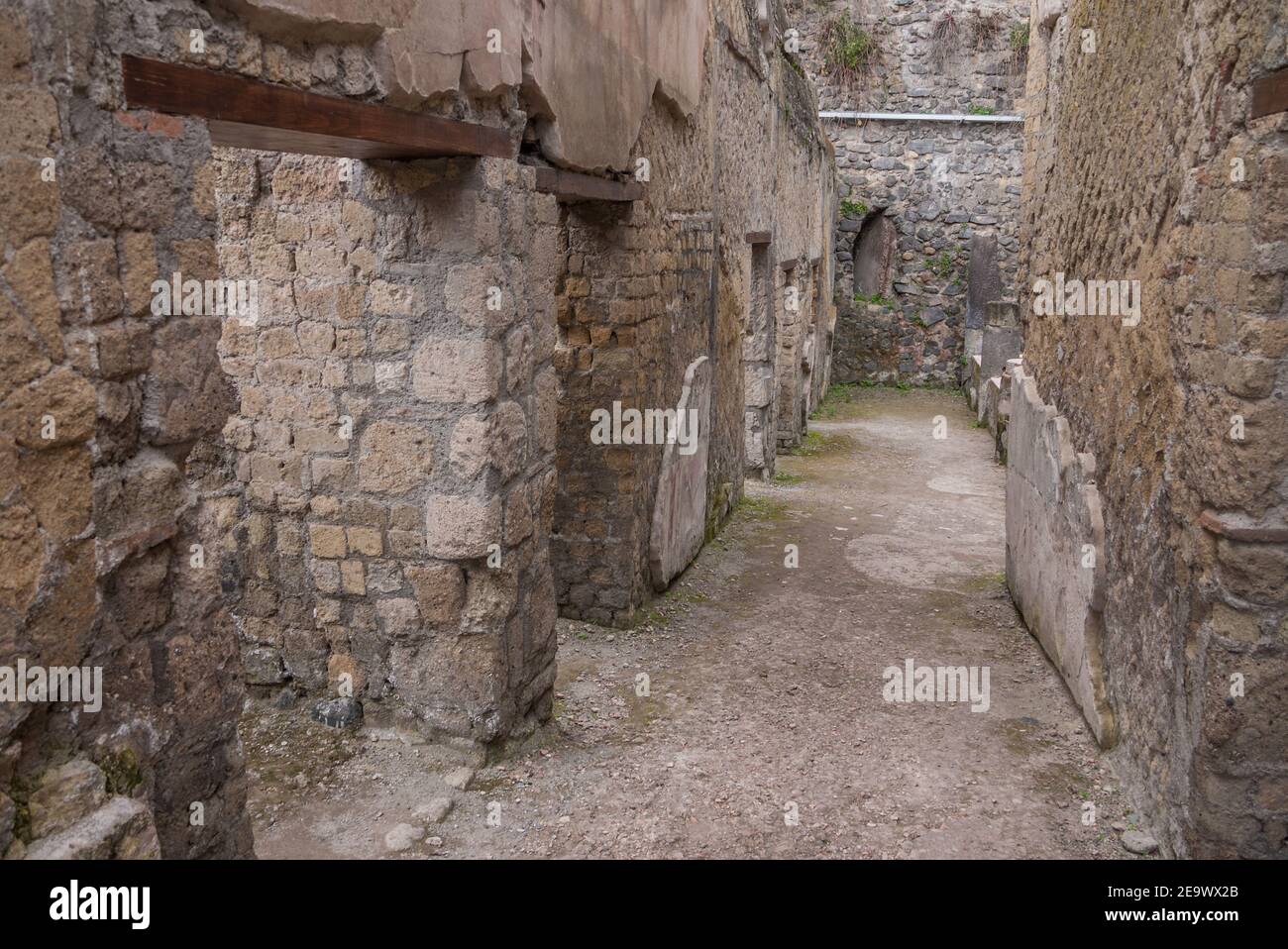 Herculaneum ruins, ancient Roman fishing town buried by the eruption of ...