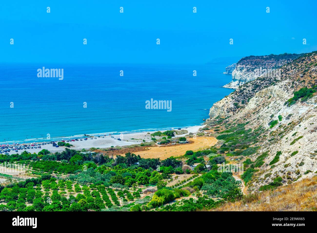 Kourion beach on Cyprus Stock Photo - Alamy