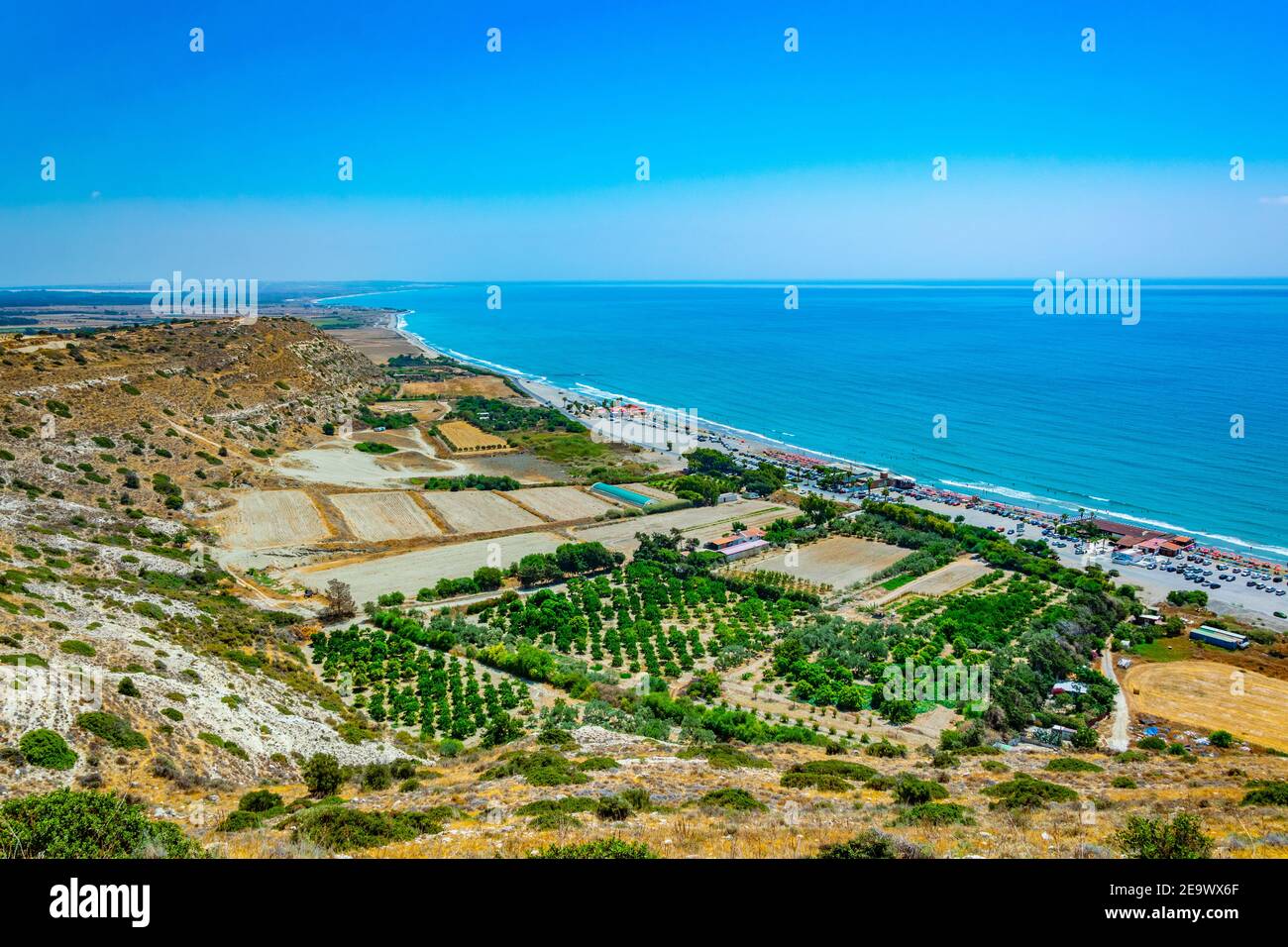 Kourion beach on Cyprus Stock Photo - Alamy