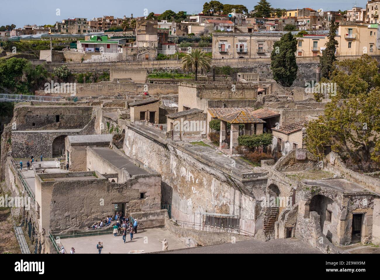 Herculaneum ruins, ancient Roman fishing town buried by the eruption of ...