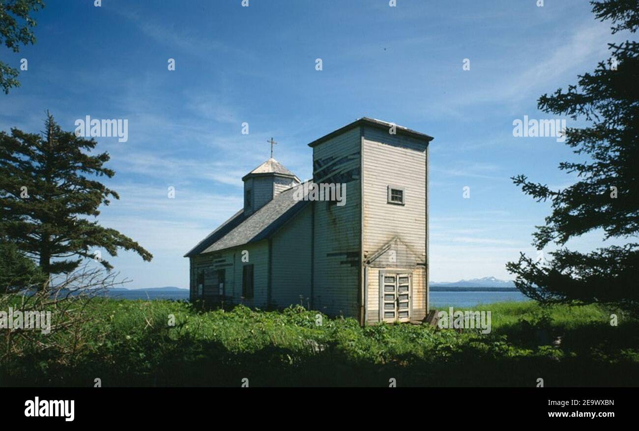 Nativity of the Holy Theotolokos Church, Afognak Island, Alaska Stock ...
