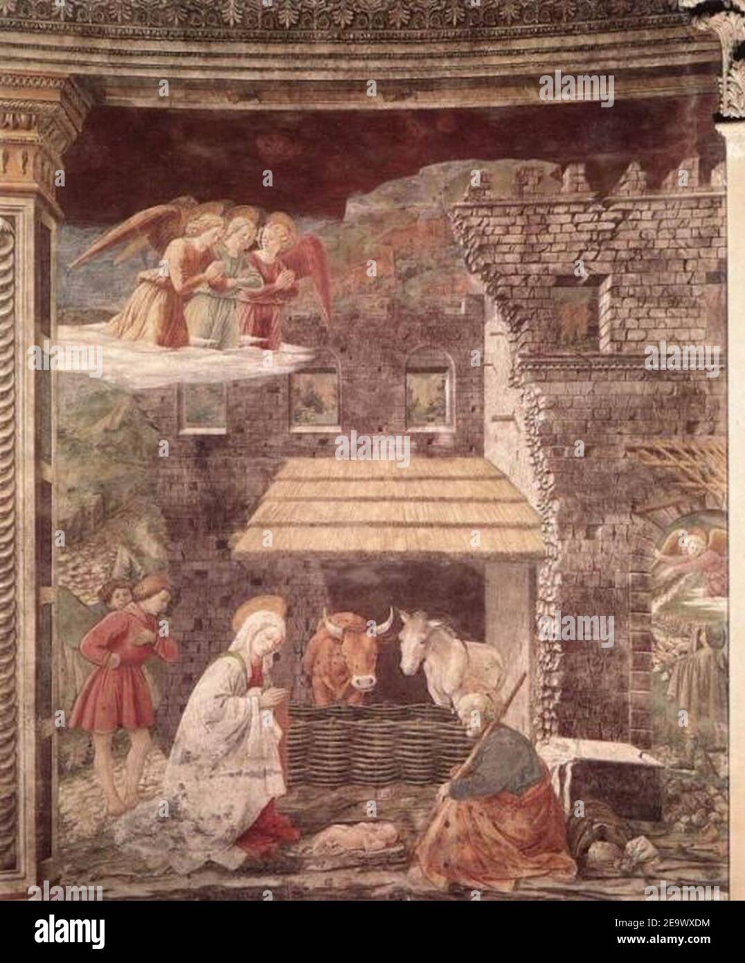 Nativity Painting by Fra' Filippo Lippi Stock Photo - Alamy