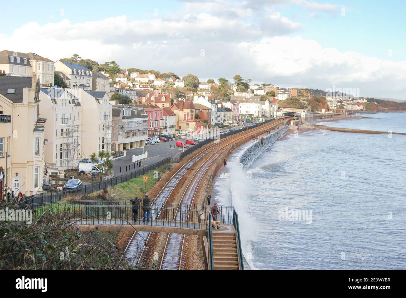 Dawlish sea wall hi-res stock photography and images - Alamy