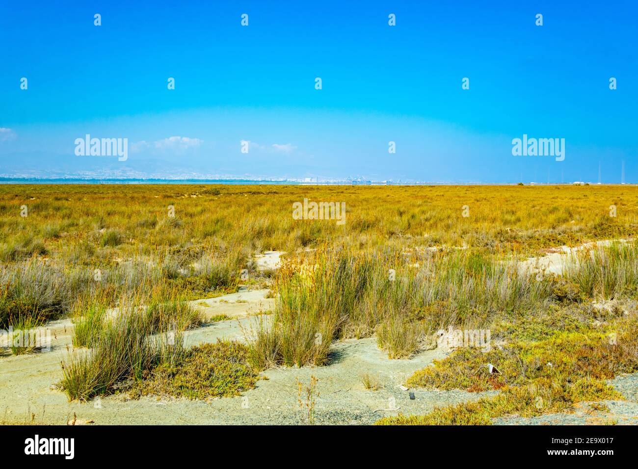 Akrotiri salt lake hi-res stock photography and images - Alamy