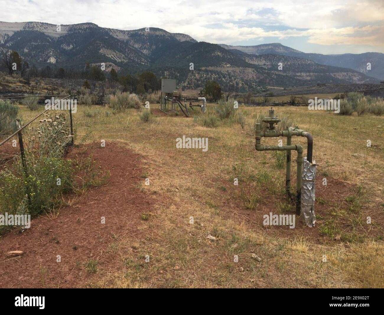 Natural Gas Wells one of the values at risk on the Pine Gulch Fire 01 ...