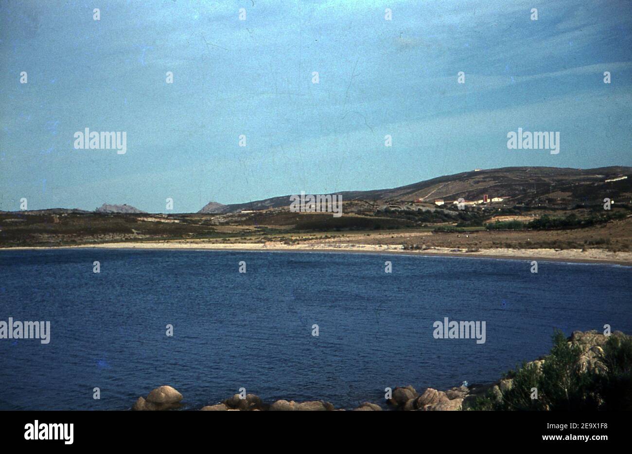 Palau, sardinia, Italy. Rare image of 1963 before the urban development ...