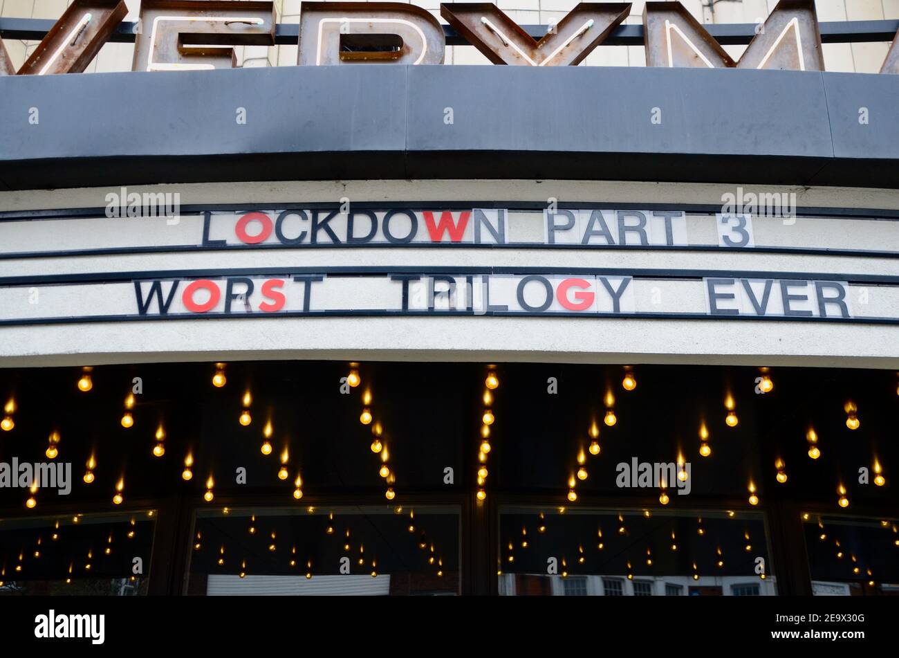 everyman cinema muswell hill lockdown part 3 worst trilogy ever sign ...