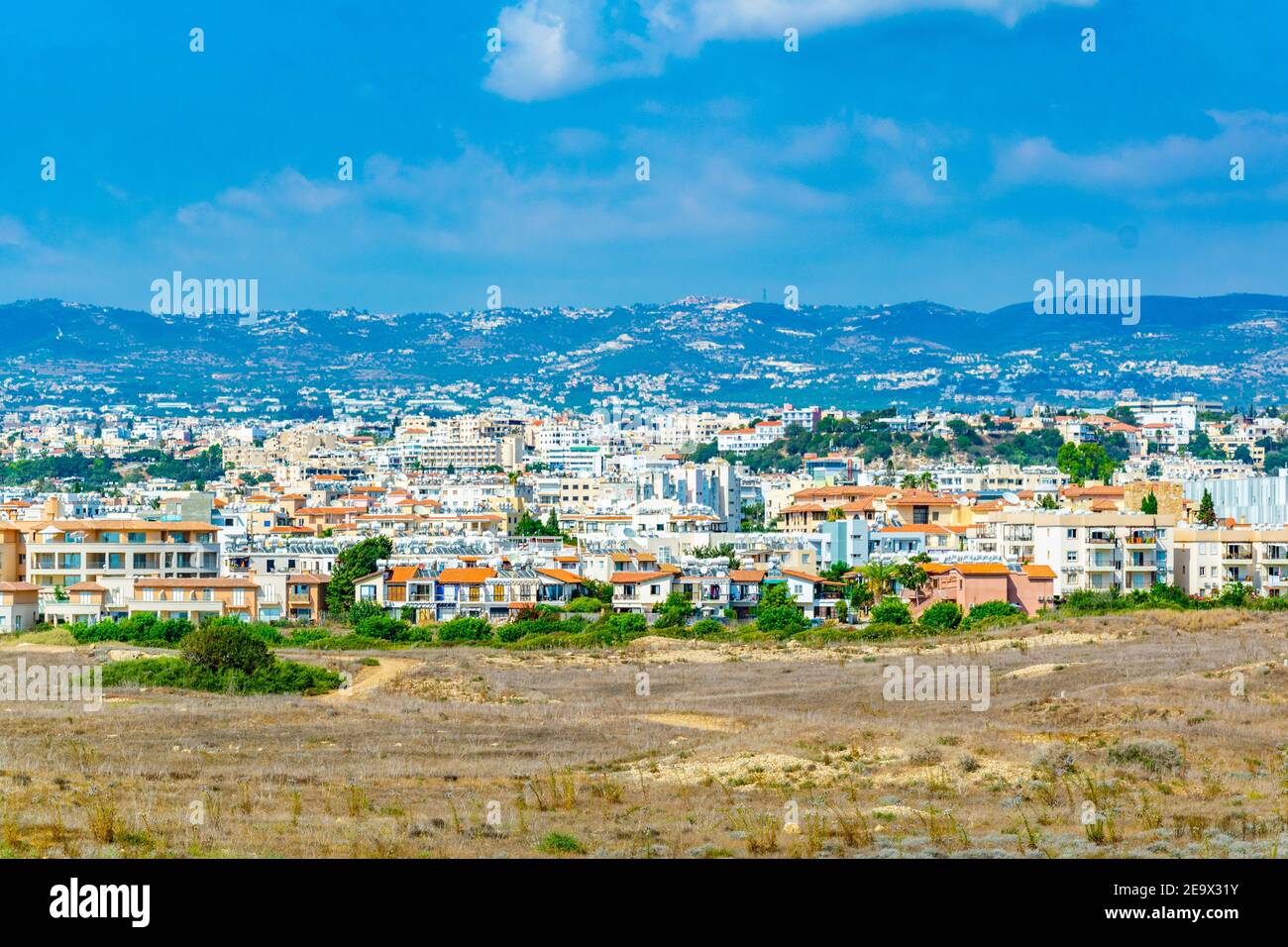 Aerial view of Paphos, Cyprus Stock Photo - Alamy