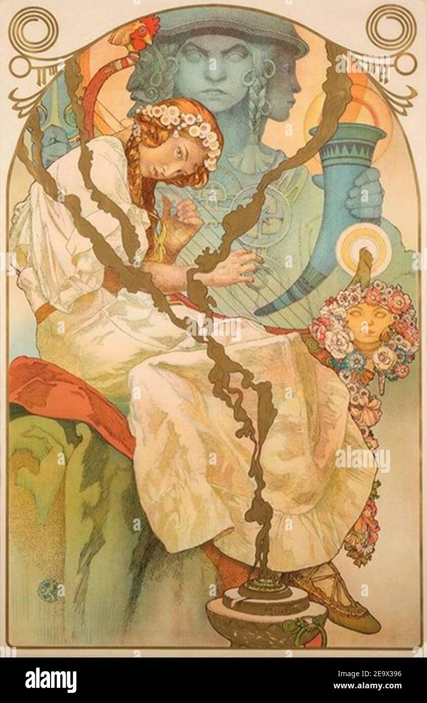Alphonse mucha slav epic hi-res stock photography and images - Alamy