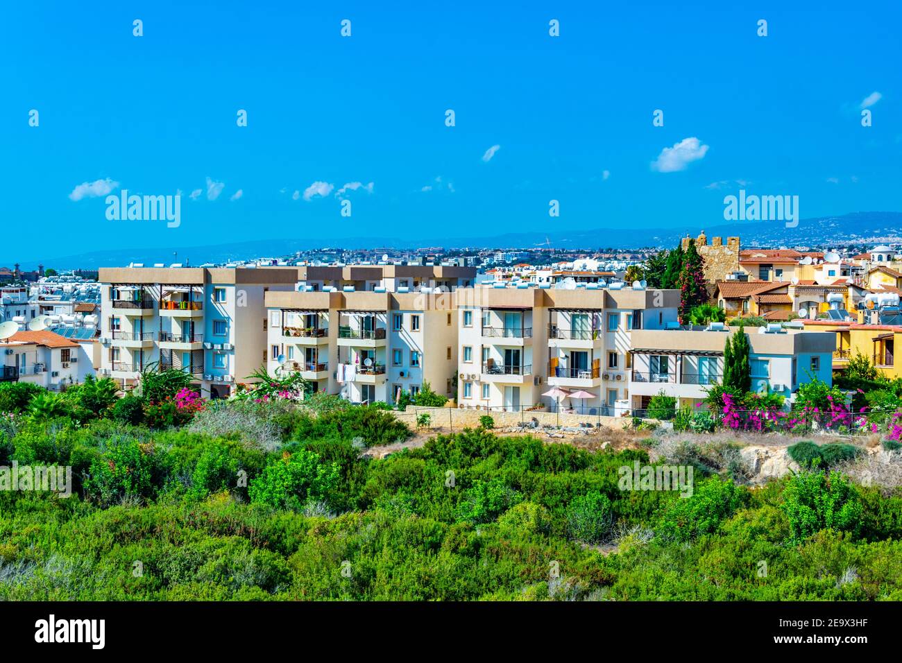 Aerial view of Paphos, Cyprus Stock Photo - Alamy