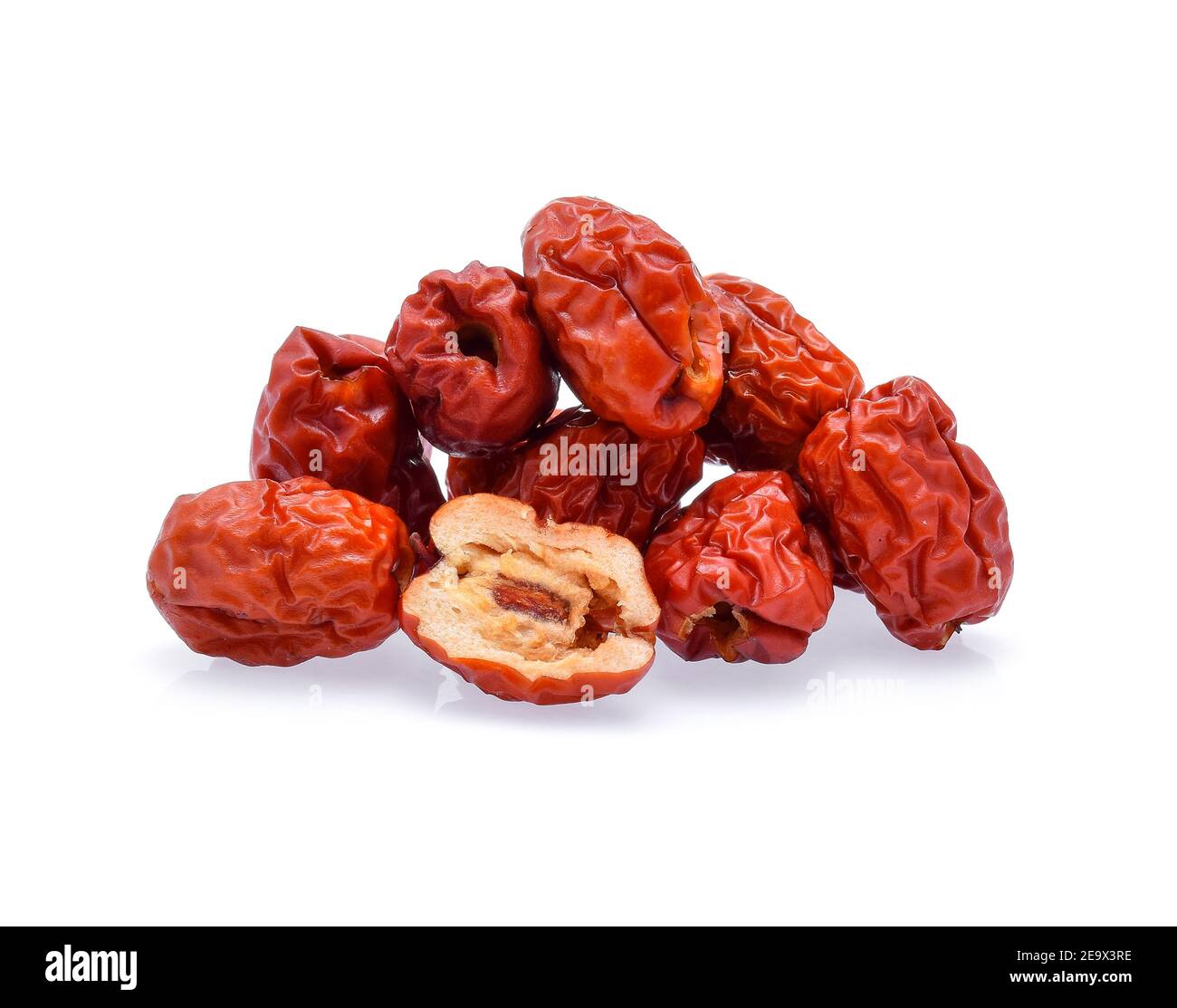 red date isolated on white background Stock Photo - Alamy