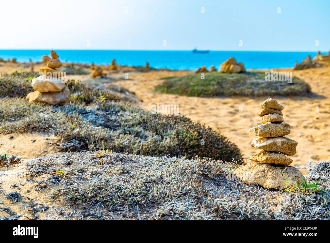 Stone pyramides at Tombs of the kings on Paphos, Cyprus Stock Photo - Alamy