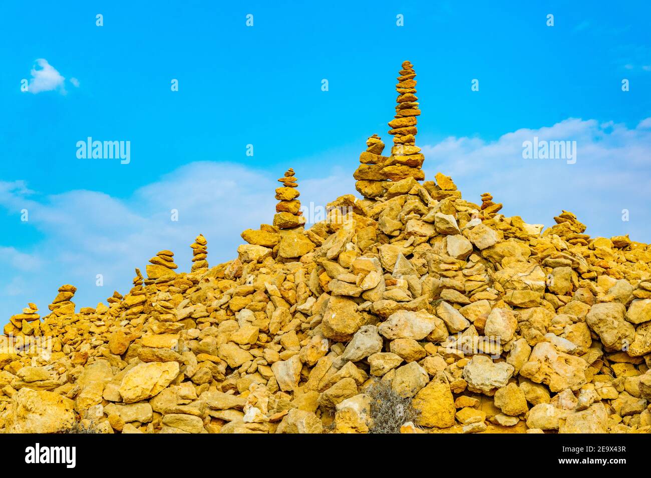 Stone pyramides at Tombs of the kings on Paphos, Cyprus Stock Photo - Alamy
