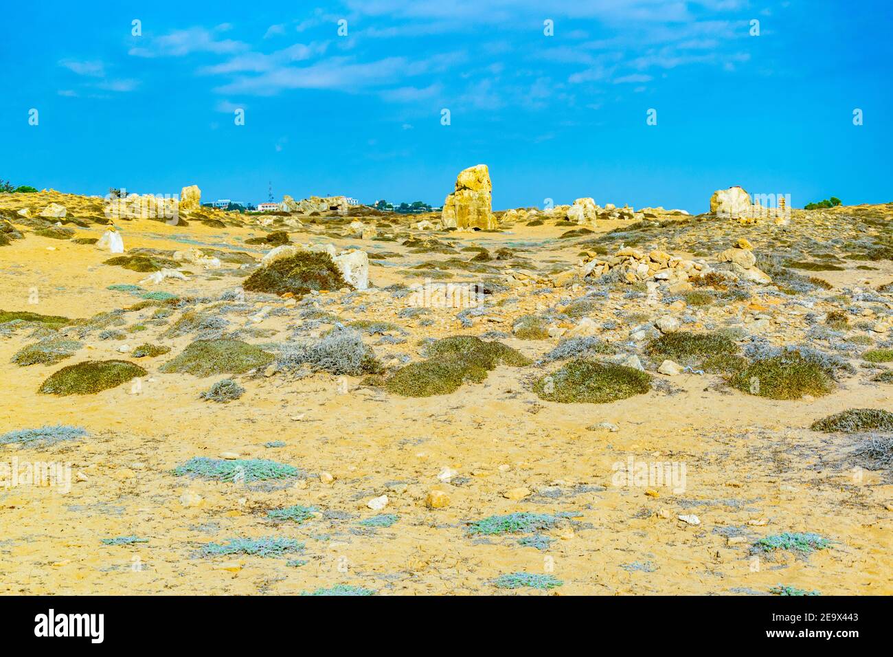 Stone pyramides at Tombs of the kings on Paphos, Cyprus Stock Photo - Alamy