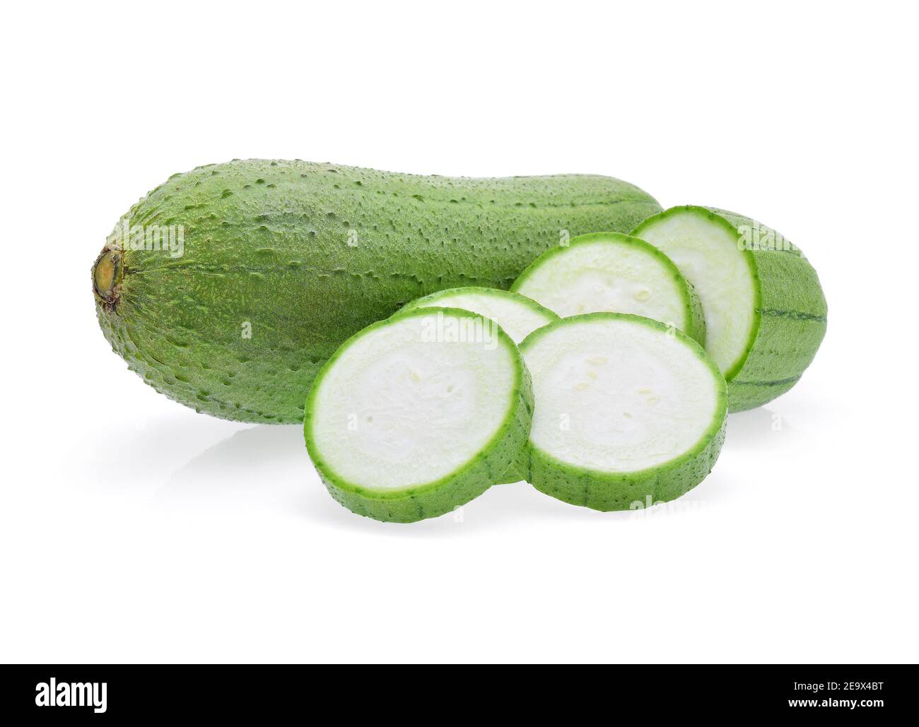 Sponge gourd isolated on white background Stock Photo - Alamy