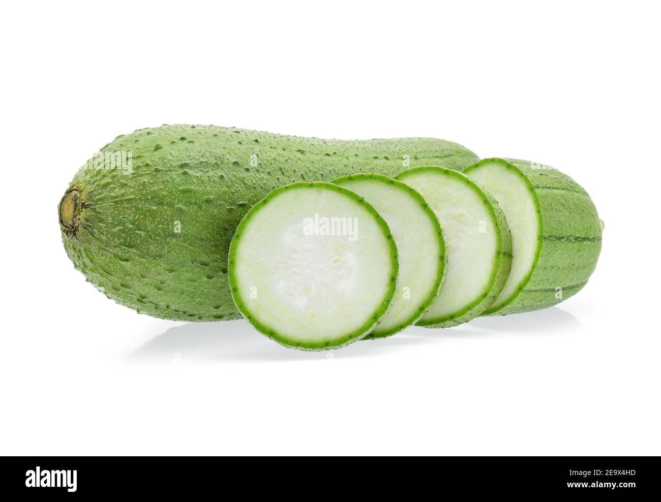 Sponge gourd isolated on white background Stock Photo - Alamy