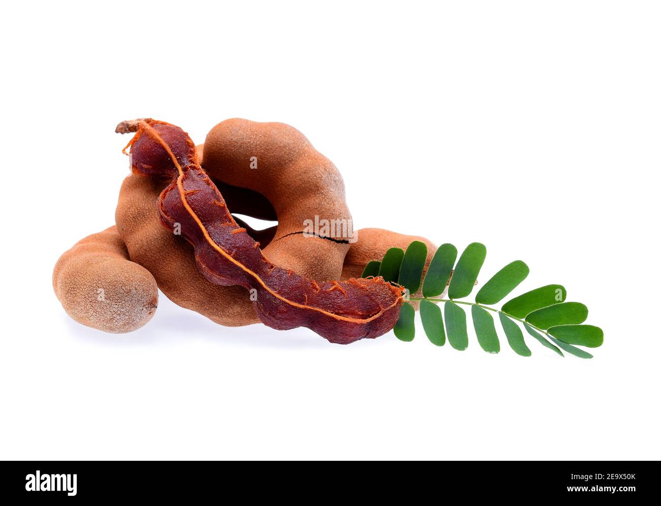 Tamarind isolated on the white background Stock Photo - Alamy